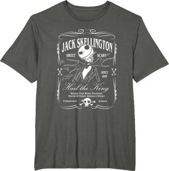 Disney Nightmare Before Christmas Jack Skellington Label T-Shirt