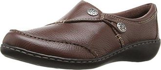 Clarks Womens Ashland Qashland Lane Q Slip-on Loafer, Séquoia, 4 UK X-Wide