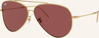 Ray-Ban Sonnenbrille Aviator Reverse schwarz