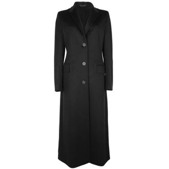 Loro Piana Femme, Manteaux, Noir, Taille: 36 FR Capolavoro Long Coat
