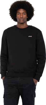 Schott NYC SWCASUAL1 Sweatshirt Black XXL, Schwarz, One Size
