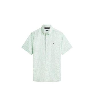 Tommy Hilfiger Chemise manches courtes &agrave; fleurs en coton et lin