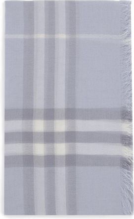 Burberry Helle Blaue Wollschal