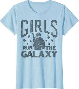 Star Wars Princess Leia Girls Run The Galaxy C1 T-Shirt