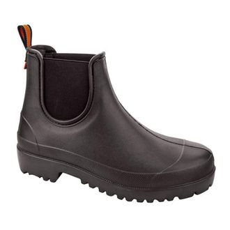 Lemigo Herren kurze EVA Gummistiefel Gummistiefeletten Chuck (44, schwarz)
