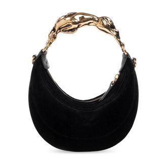 Chlo&eacute; Sac Petit Mod&egrave;le en Velours Cheval - Femme - Sacs - Noir - Taille: ONE Size