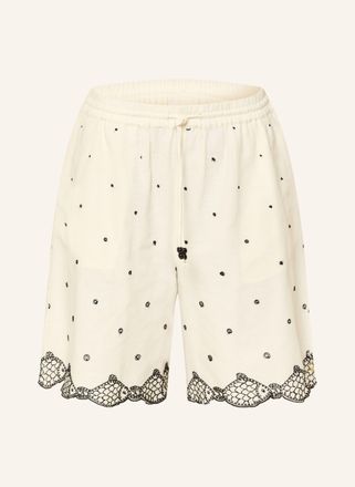 Fabienne Chapot Shorts Bohdi Mit Stickereien weiss