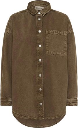 MY ESSENTIAL WARDROBE Damen, Blusen & Hemden, Braun, SGr&ouml;&szlig;e