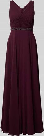 Vera Mont Fit and Flare Abendkleid mit Perlenstickerei