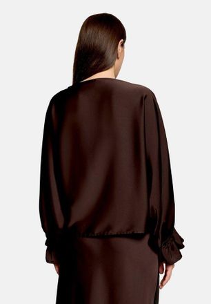 Vera Mont Satinbluse Damen mit Fledermaus&auml;rmeln