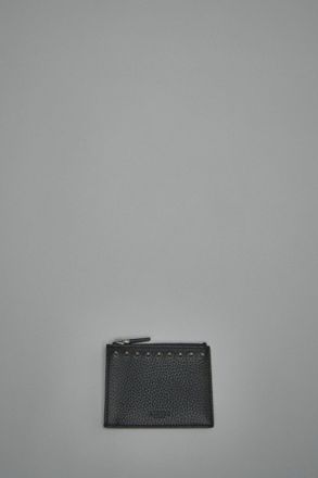 Valentino Rockstud Wallet in Grainy Calfskin
