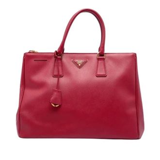 Prada Sac cabas Galleria Pre-owned - Femme - Pre-owned - Rouge - Taille: ONE Size