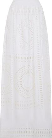 Alberta Ferretti Femme, Jupes, Blanc, Taille: 36 FR Gonna lunga in pizzo Sangallo