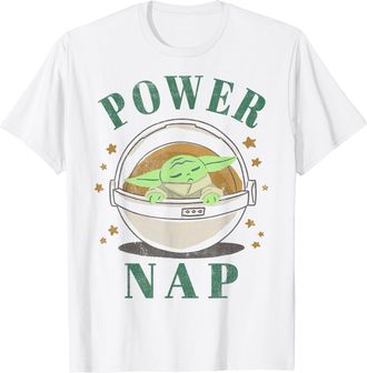 Star Wars The Mandalorian The Child Power Nap T-Shirt