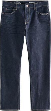 Next Homme Jean Stretch Essential Coupe Droite Bleu fonc&eacute; W: 36 / L: 31