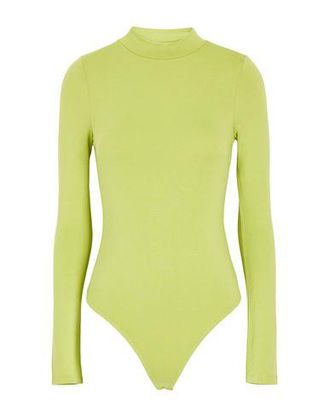 8 by YOOX VISCOSE MOCK-NECK THONG BODYSUIT