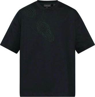 Lacoste t-shirt à motif brodé - Vert
