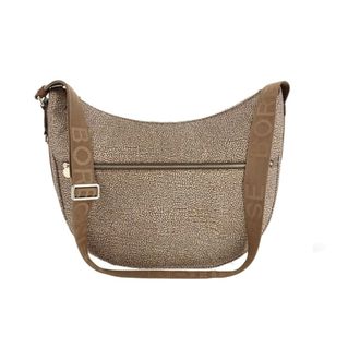 Borbonese Femme, Sacs, Beige, Taille: ONE Size Luna Bag Middle