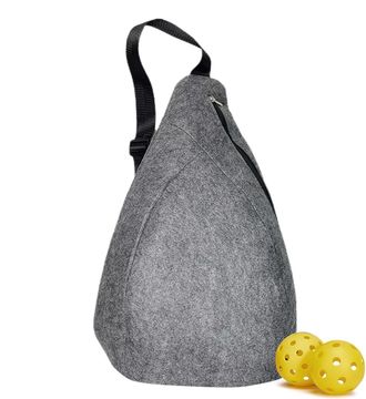 Generic Gurkenballtasche - Verstellbare Schlägertasche für Erwachsene | 36L Umhängetasche mit Reißverschluss für Sportgeräte