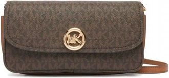 Michael Kors Femme, Sacs, Brun, Taille: ONE Size Nolita Small Signature Logo Crossbody
