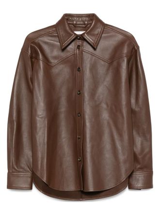 Haikure surchemise en cuir - Marron