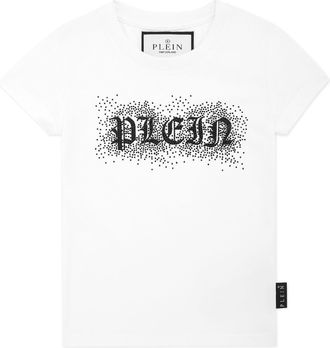 Philipp Plein Jersey T-Shirt Sexy Pure Ss Strass Gothic Plein