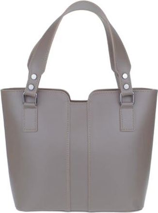 Girly HandBags Sac &agrave; bandouli&egrave;re en cuir italien v&eacute;ritable pour femme - Sac &agrave; main souple - Taille M, Mocca Latte, W 30, H 24, D 10 cm (W 12, H 9, D 4 inches)