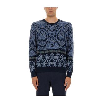 Etro Homme, Pulls, Bleu, Taille: L Pulls &agrave; col rond