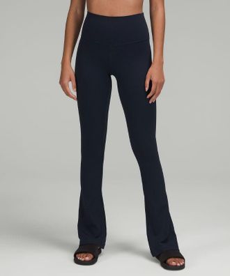 lululemon Legging Align l&eacute;g&egrave;rement &eacute;vas&eacute; taille haute pour Femmes - 71 cm - Bleu - Taille 12