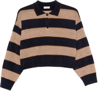 Brunello Cucinelli Poloshirt - Dunkelblau