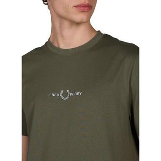 Fred Perry T-shirt &agrave; logo brod&eacute; en coton