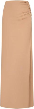 Magda Butrym Femme, Jupes, Beige, Taille: 36 FR Maxi Skirts