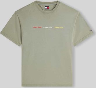Tommy Jeans Relaxed Fit T-Shirt aus reiner Baumwolle