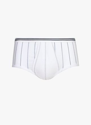 Eminence Slip taille haute ray&eacute; en coton