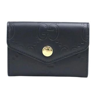 Gucci Porte-cartes Pre-owned - Femme - Pre-owned - Noir - Taille: ONE Size