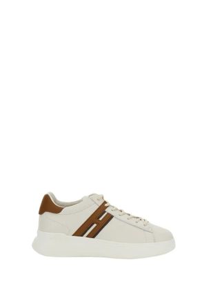 Hogan Low-Top Sneaker - H580 Lace-Up H Profile - Gr. 7_5 - in Wei&szlig; - f&uuml;r Damen