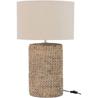 Jolipa Jolipa - Lampe &agrave; poser 42x42x70 cm en coton et b&eacute;ton