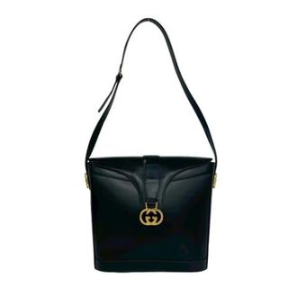 Gucci Sac bandouli&egrave;re vintage doccasion - Femme - Pre-owned - Noir - Taille: ONE Size