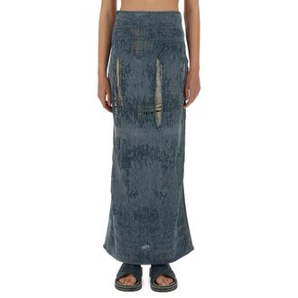 Diesel De-Megan FSG Rock - - Skirts - Damen - Blau - S