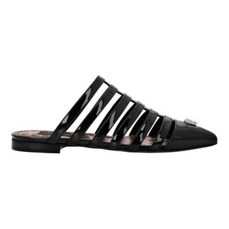 Philipp Plein Mules Vernice Skull-Stud - Femme - Chaussures - Noir - Taille: 36 EU