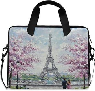 Alaza Sac pour ordinateur portable de 40,6 &agrave; 15,6 pouces, sac &agrave; bandouli&egrave;re pour ordinateur portable de 40,6 &agrave; 15,6 pouces, sac fourre-tout pour femme, homm