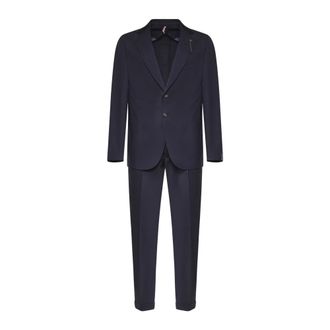 Santaniello Einreiher-Anzug - - Suits - Herren - Blau - 2XL