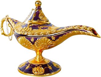 Generic Genie Lampe: Arabischer Wunschbeh&auml;lter im antiken Stil, charmante Sammelskulptur, magisch inspirierter Schaufenster- f&uuml;r zu Hause | Fantasie inspirier