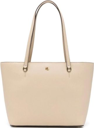 Ralph Lauren Femme, Sacs, Beige, Taille: ONE Size Karly Shopper Tote