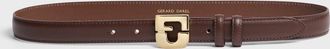 Gerard Darel Ceinture signature en cuir - LE LAUREN - Coffee