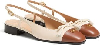Valentino Garavani Ballerinas - Flat Shoes White - Gr. 37,5 (EU) - in Wei&szlig; - f&uuml;r Damen