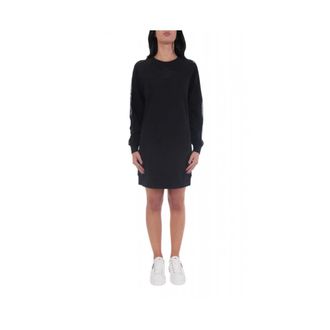 Karl Lagerfeld Rue St Guillaume Mesh Sleeve Sweatshirt Kleid - - Dresses - Damen - Schwarzk - M