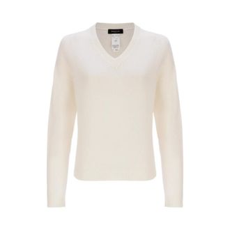 Fabiana Filippi V-Ausschnitt Pullover - - Knitwear - Damen - Wei&szlig; - L