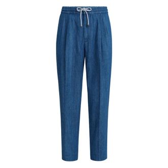 Brunello Cucinelli Wide Hosen - - Trousers - Herren - Blau - L