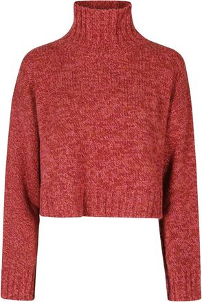 Roberto Collina Pull &agrave; col roul&eacute; court - Femme - Pulls - Rose - Taille: 40 FR